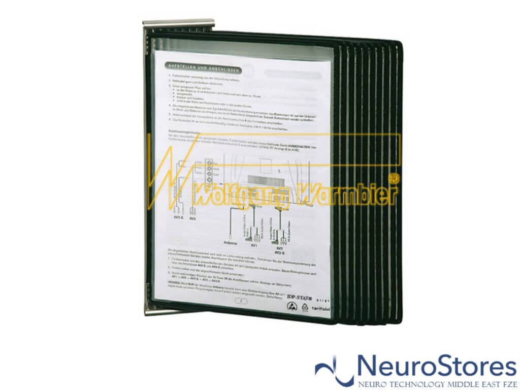 TARIFOLD IDP-STAT® Wall Mounting Frame, 10 Document Holders - NeuroStores